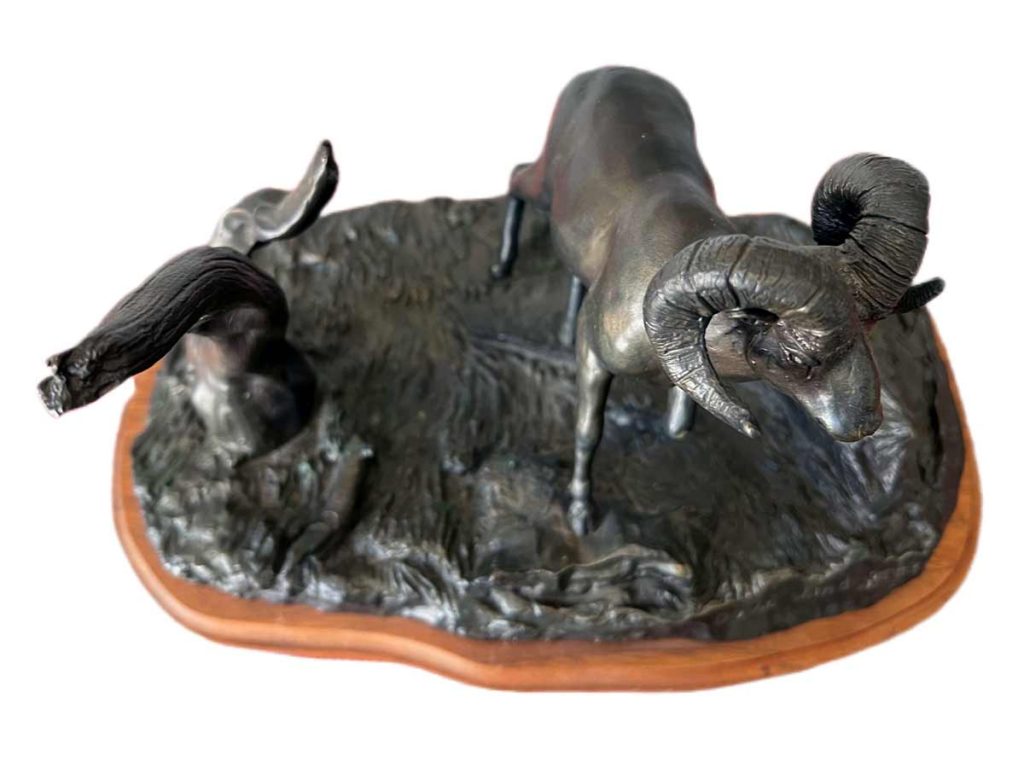 Down Wind Racer sculpture | in bronze by Carl Wagner