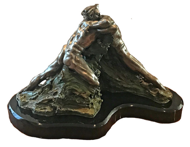 Genesis bronze sculpture | by M. L. Snowden of geological titans
