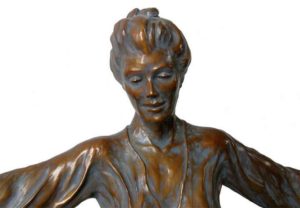 Shalah Perkins bronze sculpture | Joy in the Morning