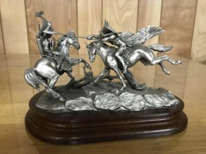 Don Polland sculpture | When War Chiefs Meet