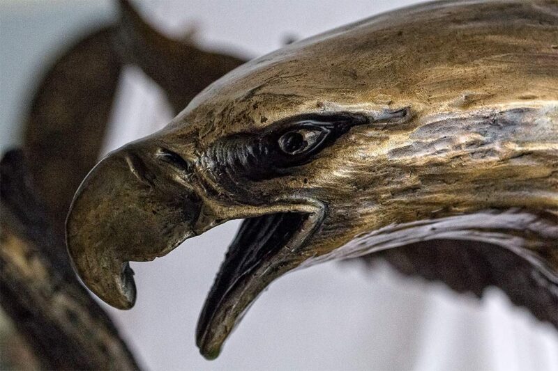 Carl Wagner bronze sculpture | Eagles Flight
