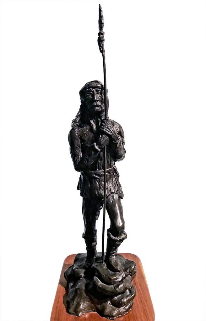 Bronze Native American sculpture | Indian - Robert H. Duffie