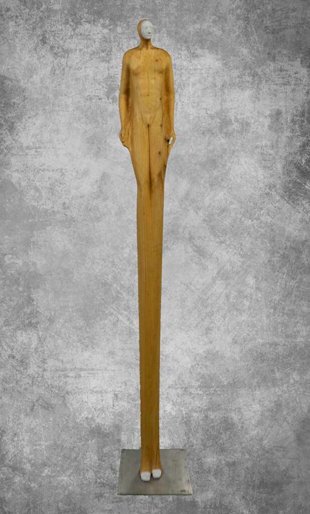 Oriano Galloni wood sculpture | Soul 8 Silent Soul Project