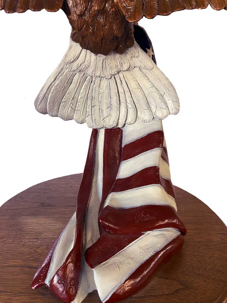 Eagle Sculpture David Anderson | The Color Guard - bronze