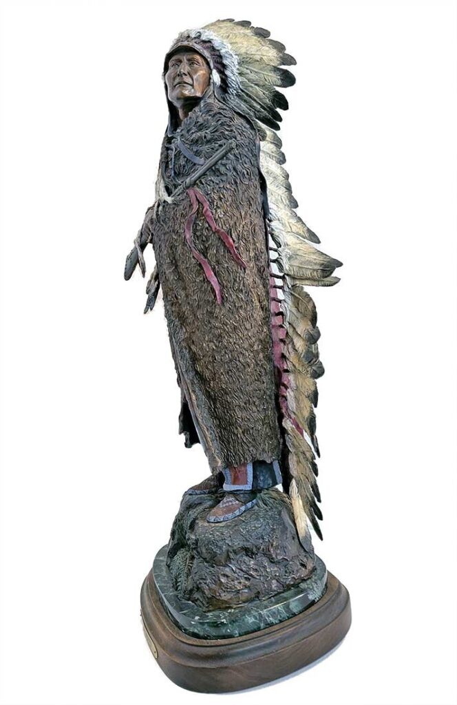 David Manuel bronze sculpture | Rolling Thunder Chief Joseph