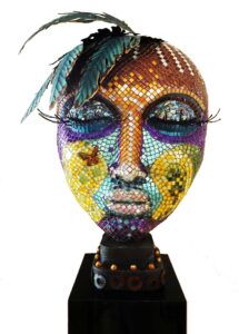 Gail Glikmann | Heavenly Creature a mixed-media, mosaic and found ...