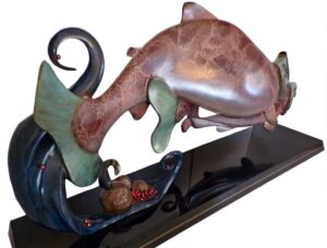 Cycle of Life bronze sculpture | by Jason Napier