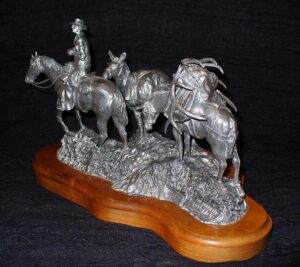 Rusty Phelpst pewter sculpture | The Outfitters
