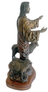 Danny D. Edwards sculpture | The Good Shepherd in bronze