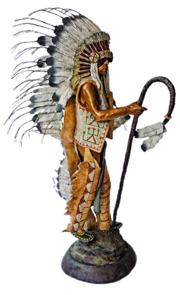 Marie Barbera bronze sculpture | Brave Bear Native American