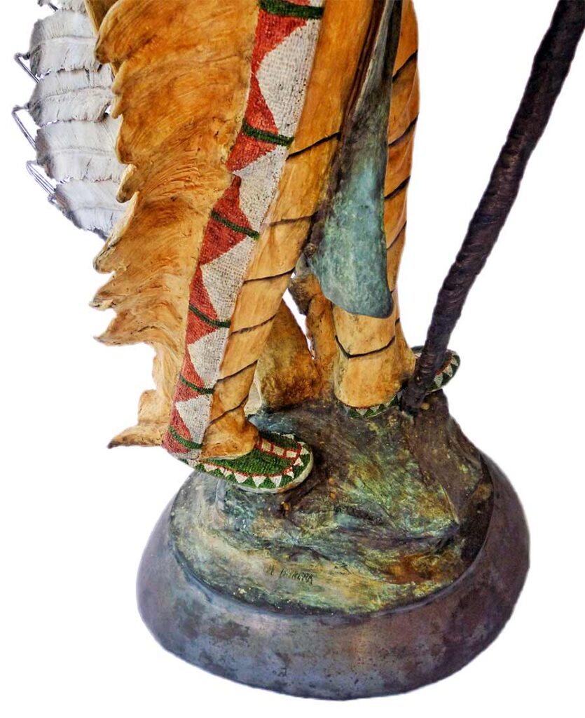 Marie Barbera bronze sculpture | Brave Bear Native American