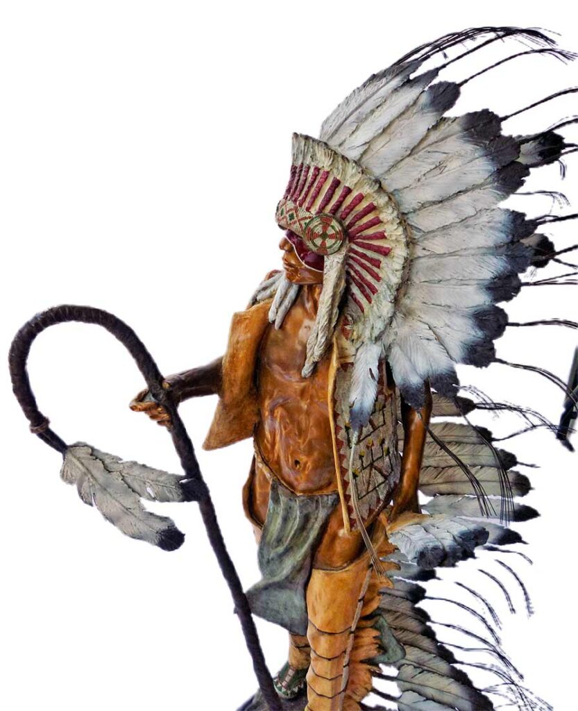 Marie Barbera bronze sculpture | Brave Bear Native American