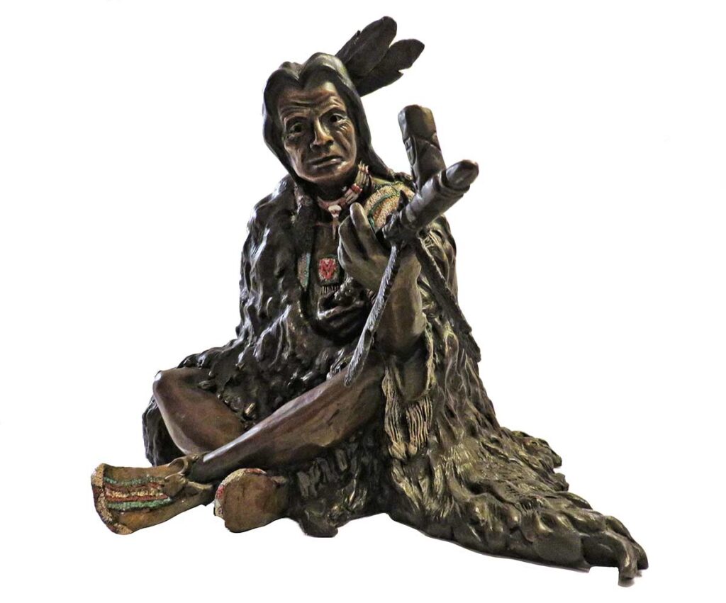 W. Cie Conway sculpture | The Offering a bronze sculpture