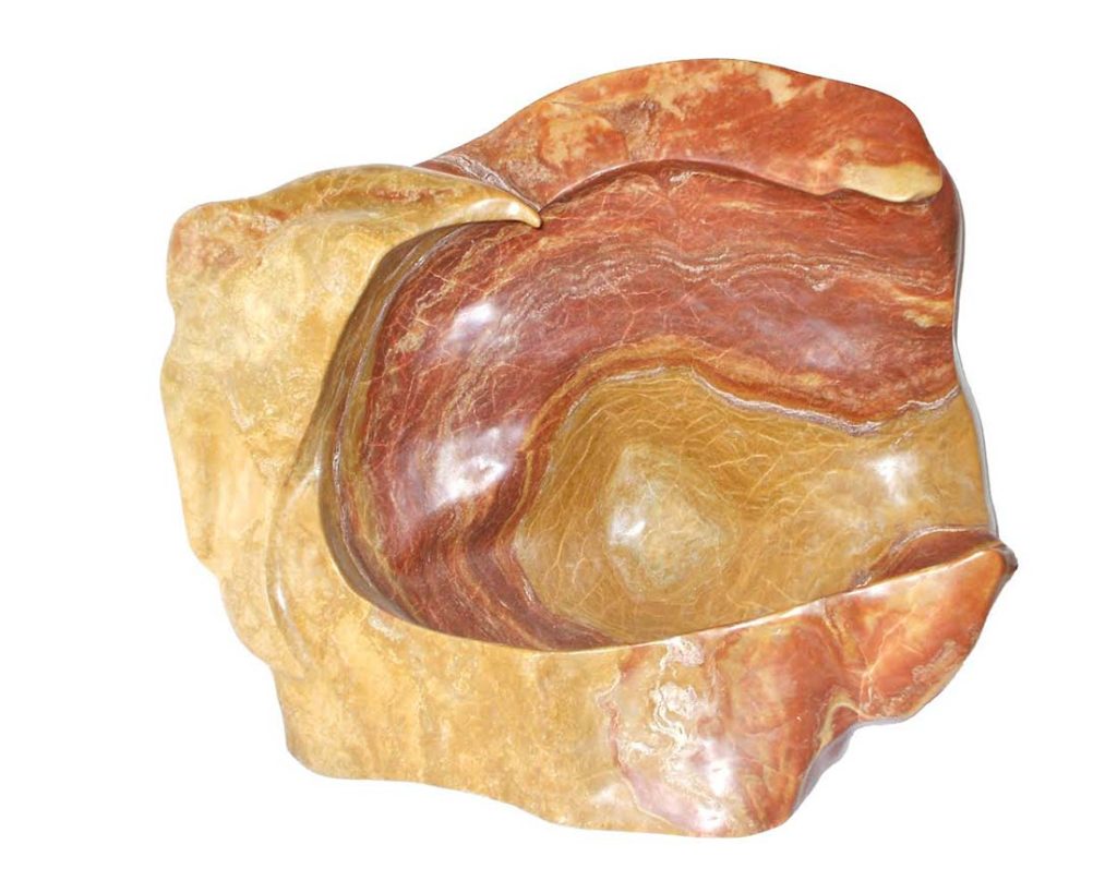 Anna Lee Harris sculpture | Over the Canyon - Alabaster