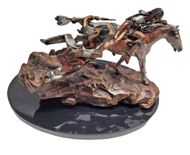 C. A. Pardell sculpture | titled Unexpected - mixed media