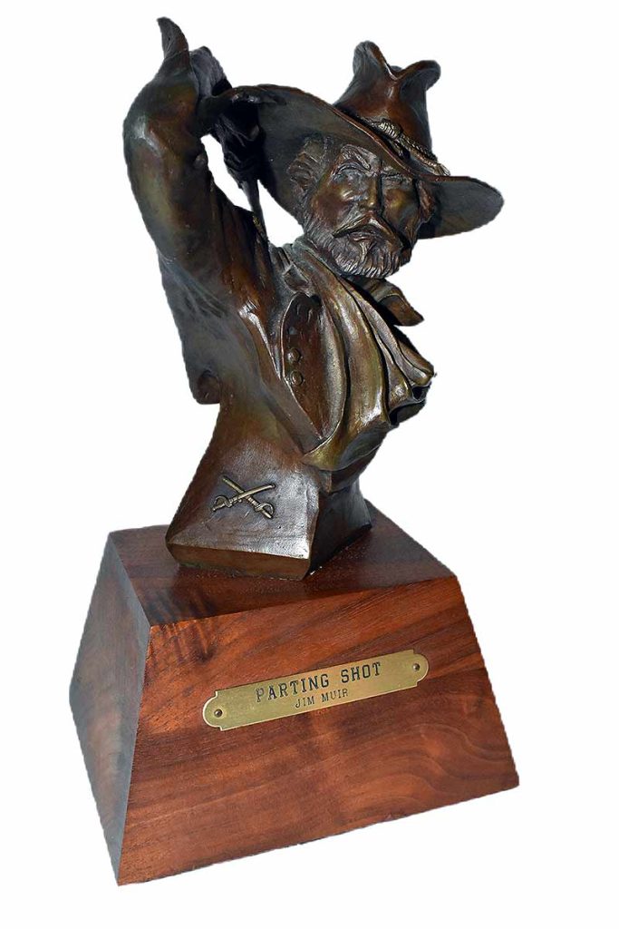 James Muir bronze sculpture | Parting Shot - Civil War Era