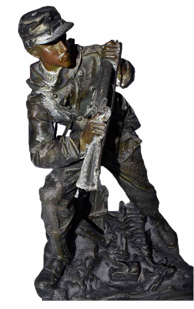 Unknown Artist bronze sculpture | Titled Army