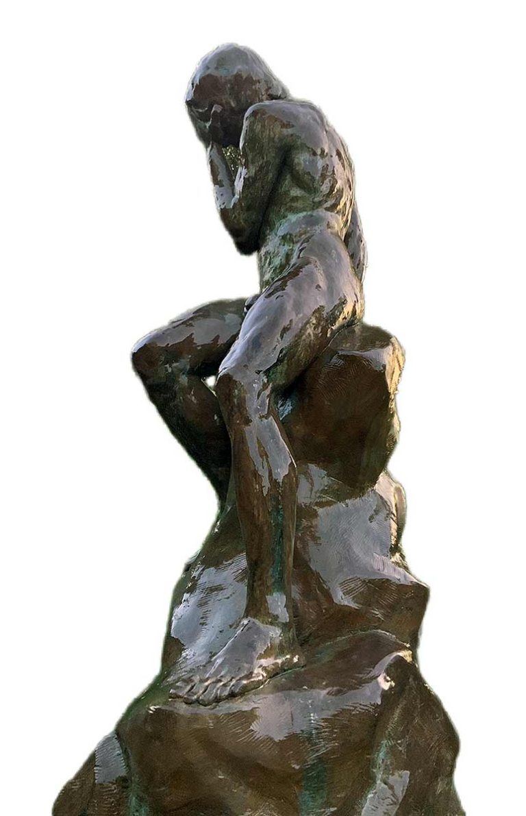 Lawrence Nowlan bronze sculpture | Adam - life-size