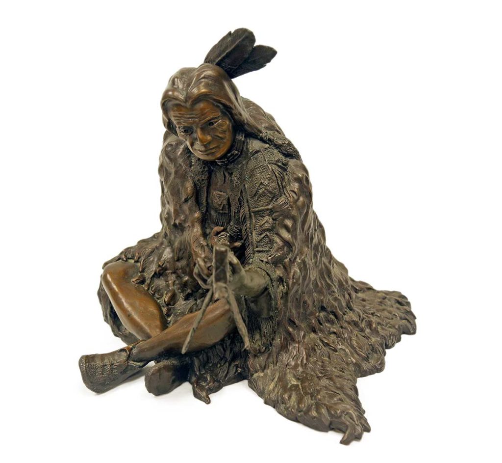 W. Cie Conway sculpture | The Offering - bronze sculpture