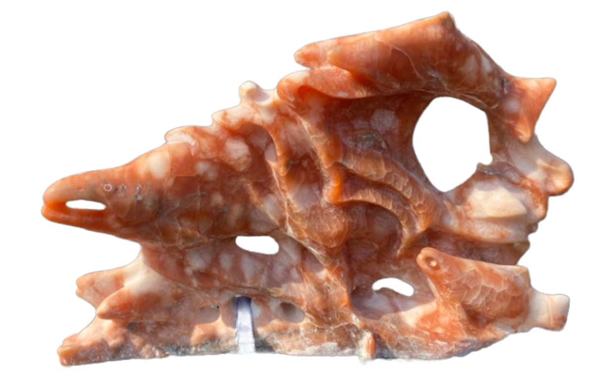 Anna Lee Harris sculpture | Returning carved Alabaster stone