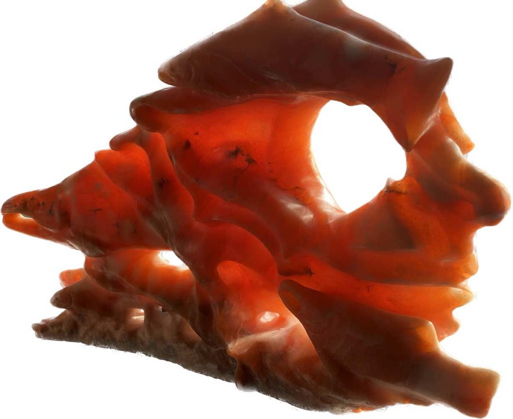 Anna Lee Harris sculpture | Returning carved Alabaster stone