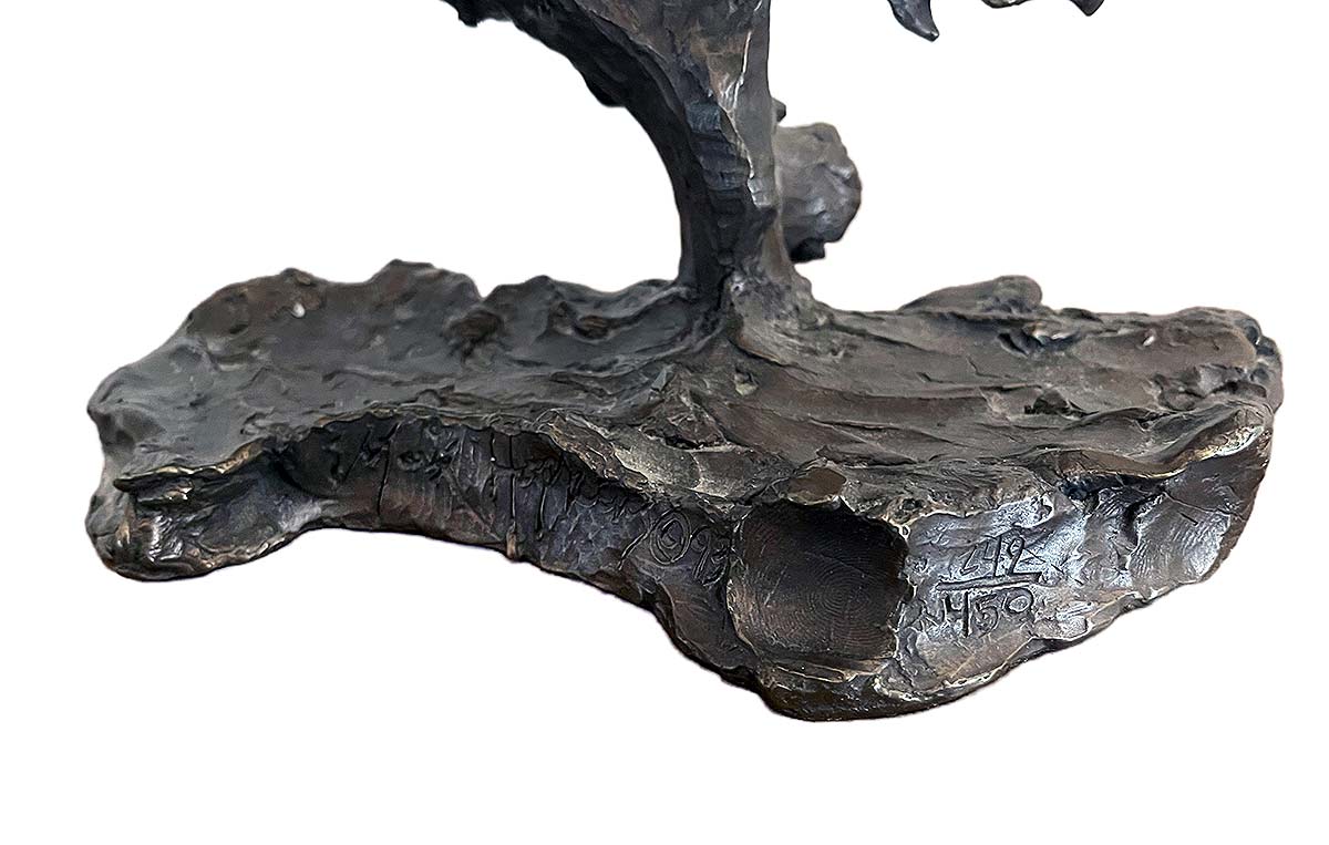 Mark Hopkins bronze sculpture | Broken Treaty Native American