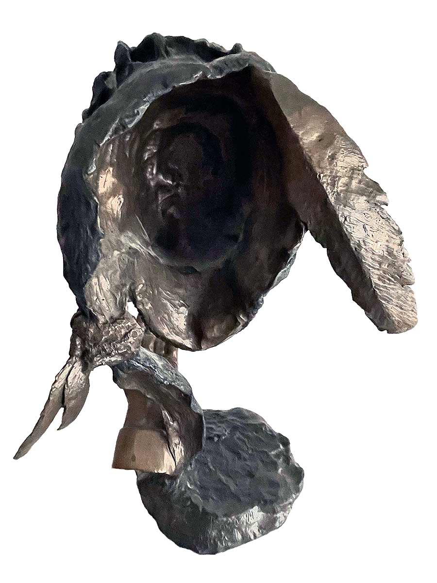 Mark Hopkins bronze sculpture | Peace No More